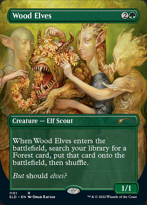 SLD: Wood Elves (Borderless) (Foil)