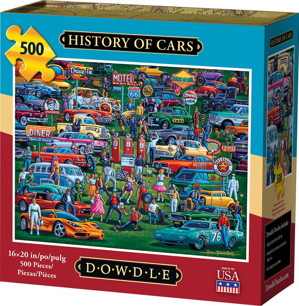 History Of Cars 500 Pc Puzzle history-of-cars-500-pc-puzzle