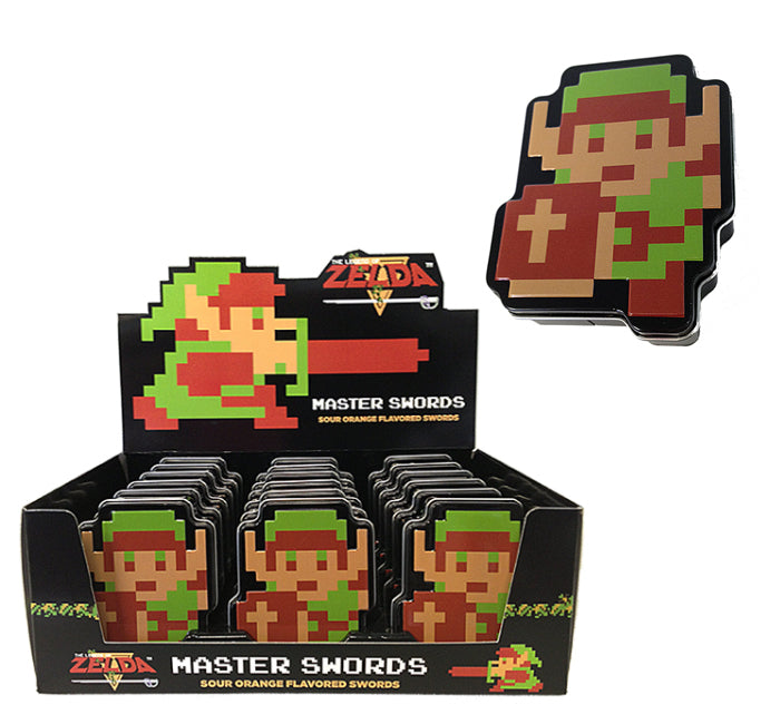 Nintendo Zelda Link Sword Sour Candies Tin
