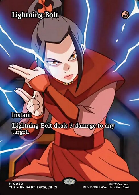 TLE: Lightning Bolt (Borderless) (Foil)