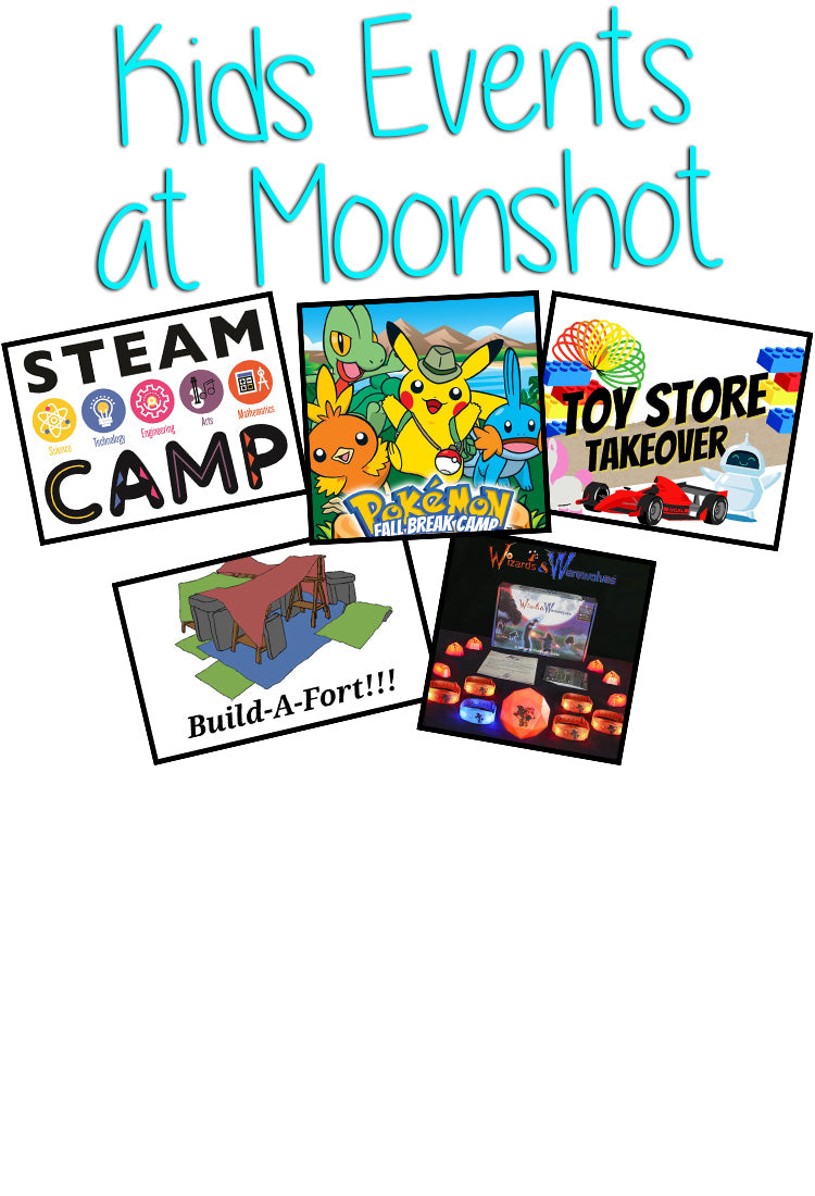 Moonshot Games: Magic, Pokemon, Board Games, Kids Games, D&D and more