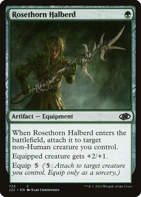 J22: Rosethorn Halberd